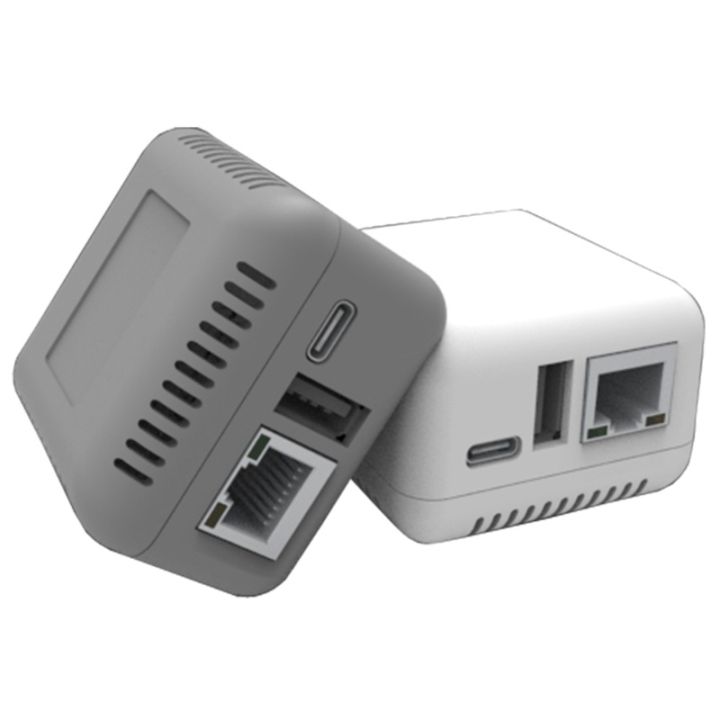 USB to RJ45 Wireless WiFi Printer Print Server 1 Port White Network ...