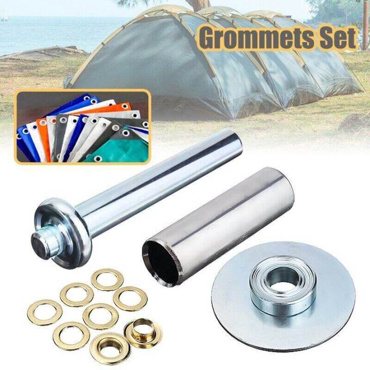 63pcs Punch Tools Repair Kit + 30 Grommets + 30 washer Eyelet Punch Set ...