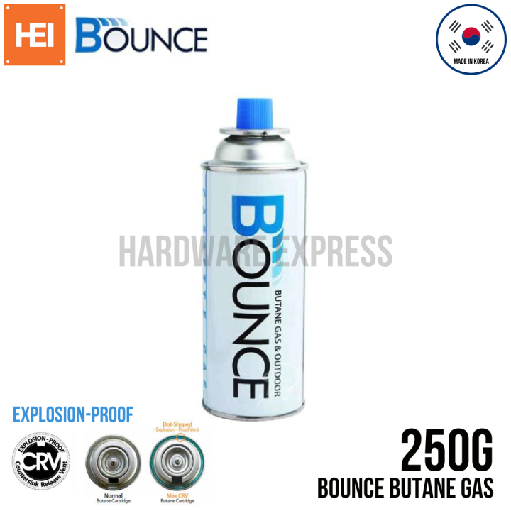 Bounce Butane Gas 250g Made in Korea (For KBBQ / Gas Stove) | Lazada PH