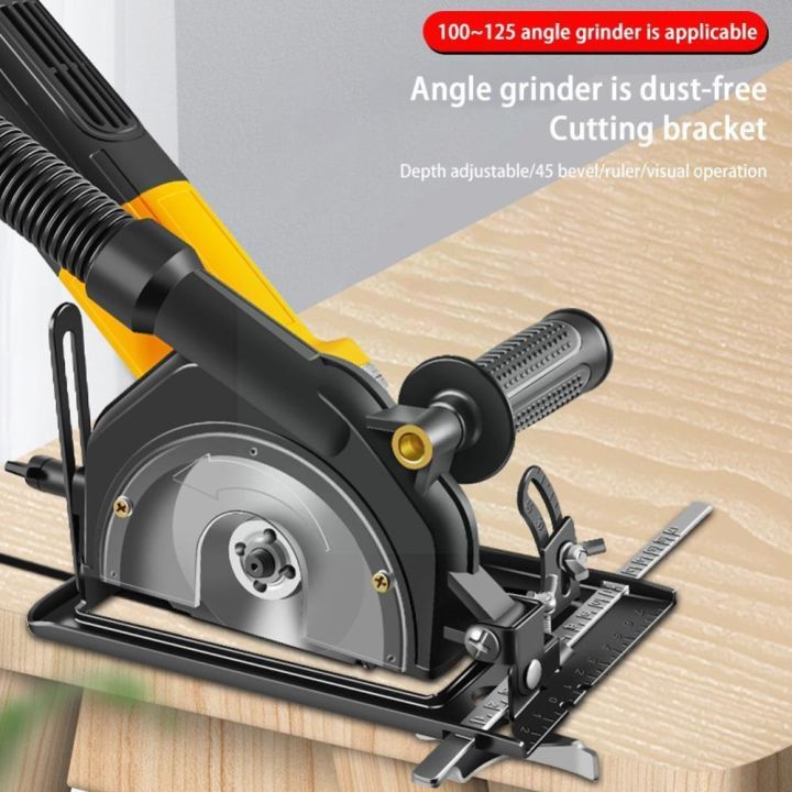 DOUBLEL with Guide Ruler Angle Grinder Bracket Electric Refit Circle ...