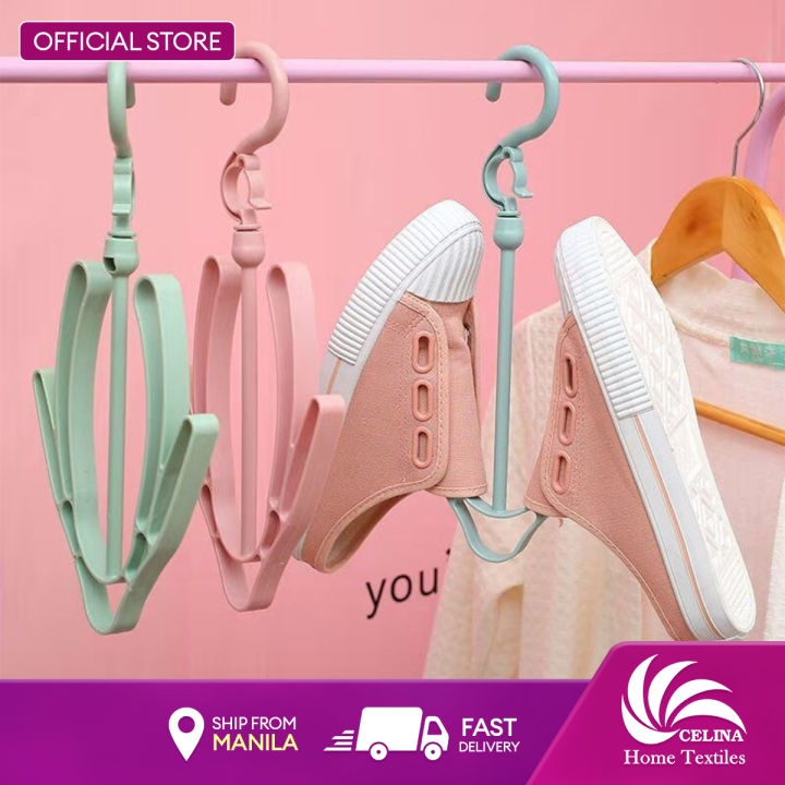 Movable Drying Shoe Rack Hook, Rotating Drying Racks | Lazada PH