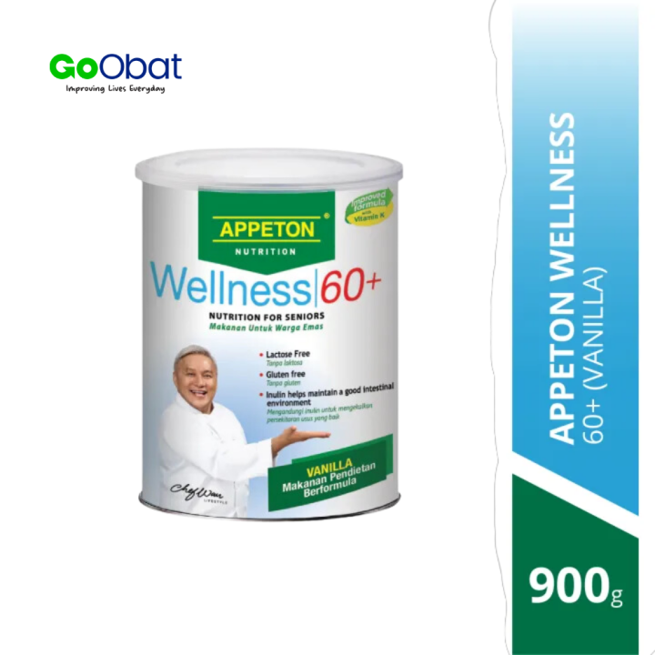 Appeton Wellness 60+ Vanilla 900g | Lazada