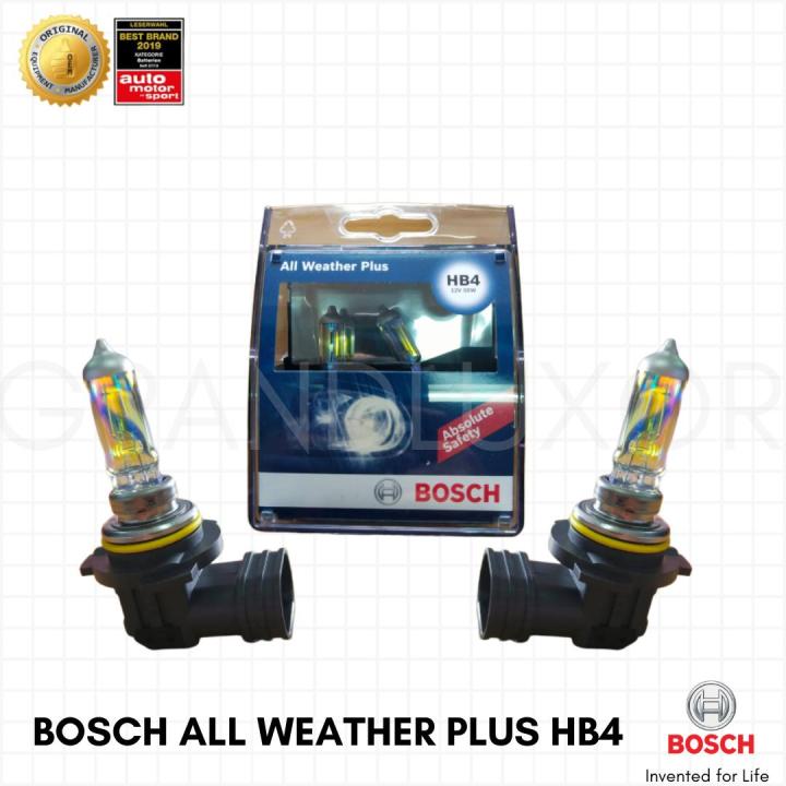 Bosch Halogen Bulb HB4 All Weather Plus 12V 55W | Lazada PH