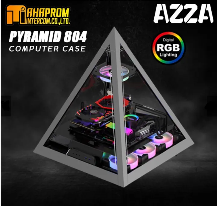 Computer case AZZA Pyramid 804 Innovative case -ATX Mid Tower special ...