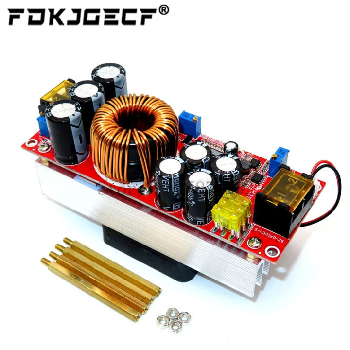 DC-DC 1500W 30A Voltage Step Up Converter Boost CC CV Power Supply Module Constant Current ...