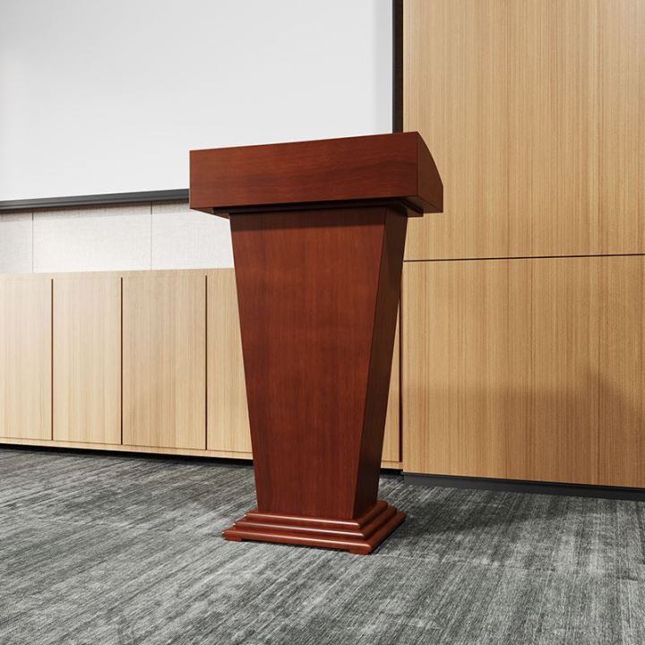 Solid wood podium podium podium table conference room chair podium ...
