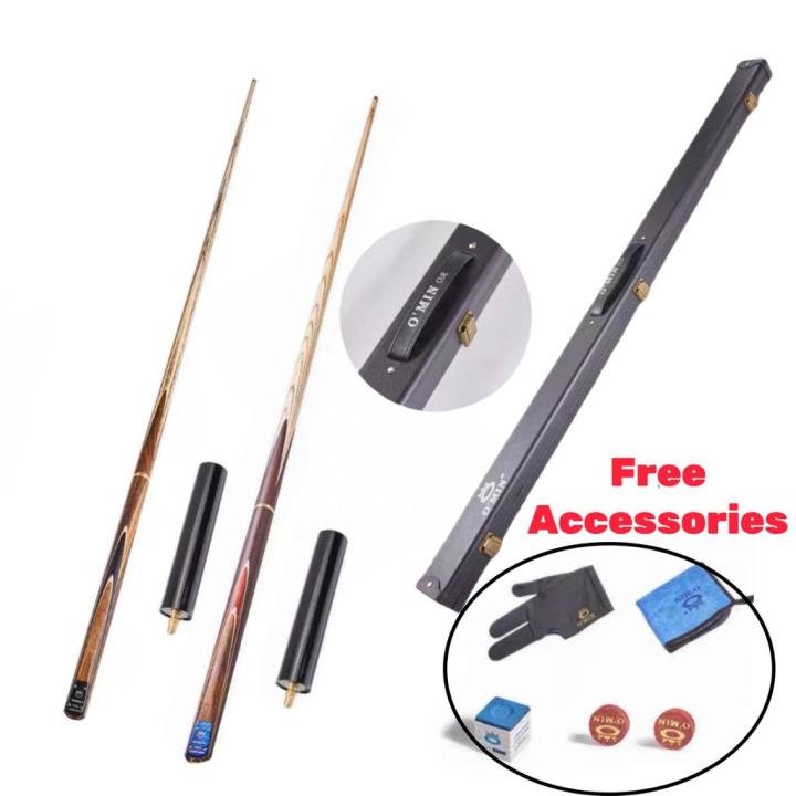 P 3/4 Structure Omin Mystery Blue / Black Square Snooker Cue Stick ...