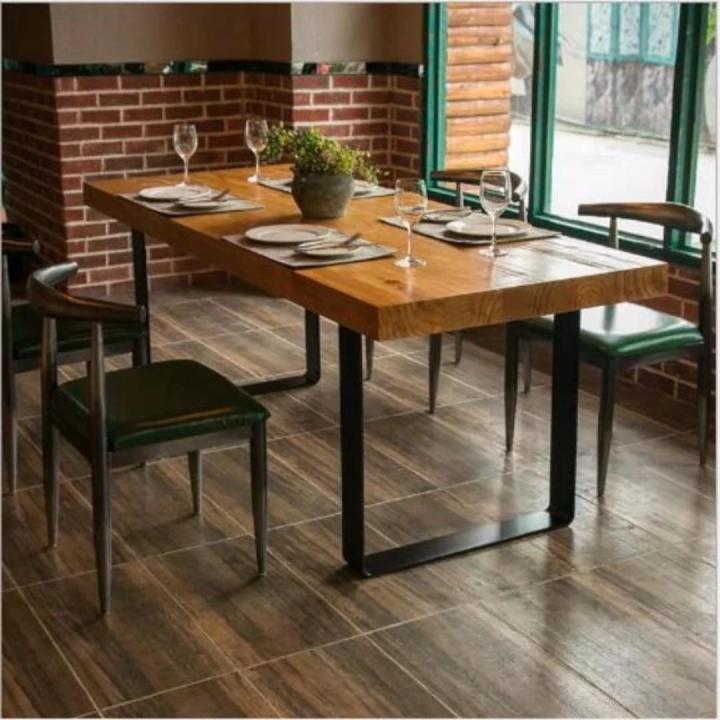 TSDT00C Solid Wood Dining Table - Thickness 5cm | Lazada Singapore