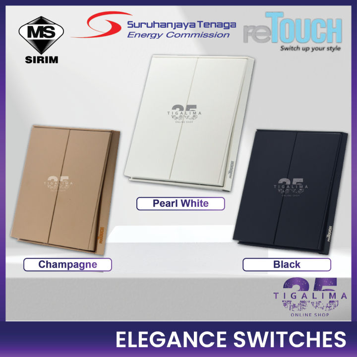 [SIRIM] RETOUCH ELEGANCE SENSE'S Switch Socket 13A 15A 20A Modern ...