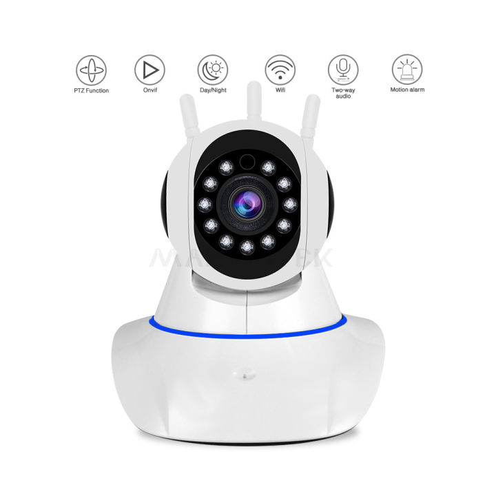 Smart Panoramic CCTV Camera With Night Vision, Triple Antenna And Two ...