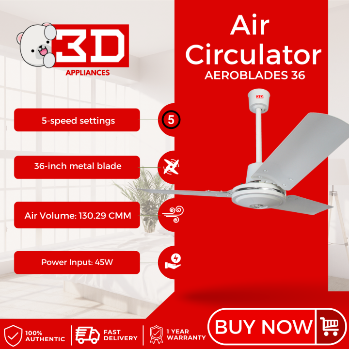 3D Aeroblades 36 Ceiling Fan | Lazada PH