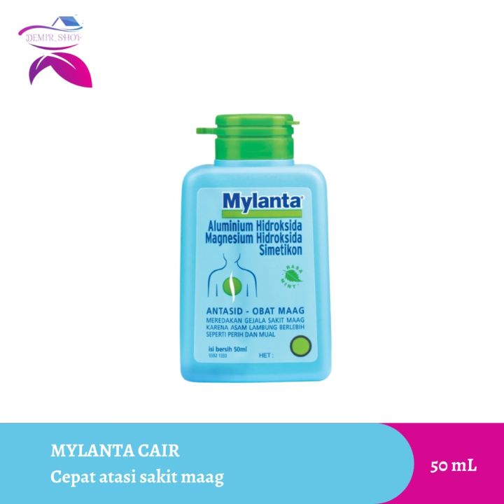 Mylanta Syrup 50 ML Obat Sakit Maag / Nyeri Lambung / Tukak Lambung ...