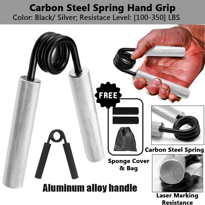 3H Fitness 100-350 LBS Heavy Hand Grip Metal Hand Forearm Gripper ...