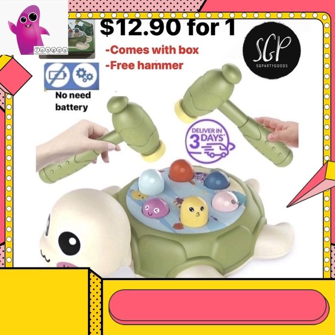 counting toy maths game whack a mole hammer game interactive toddler ...