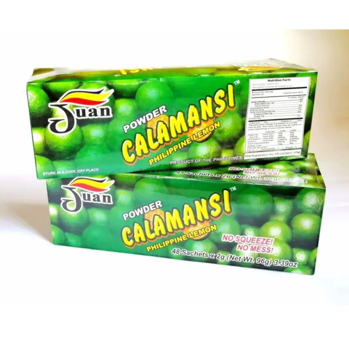 TOP SELLER CALAMANSI POWDER JUICE | 1 Box=48 Sachets Calamansi Powder ...