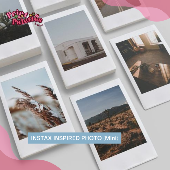 Inspired Instax Photo Prints Mini and Square - Personalized/Customized ...