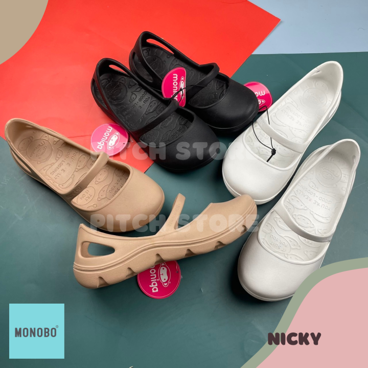Monobo รองเท้าคัชชูยางแบบสวม รุ่น Nicky (5-8) | Lazada.co.th