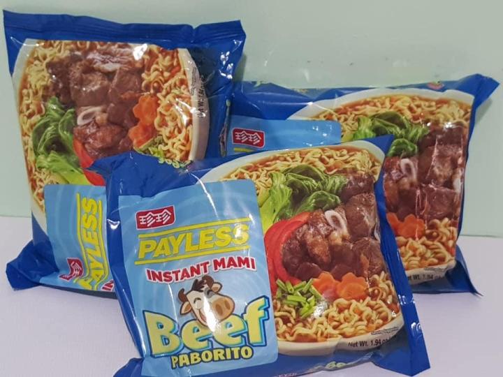 PAYLESS Instant Mami - Beef Paborito (20 pieces x 55 grams) | Lazada PH