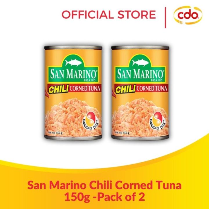 SAN MARINO Chili Corned Tuna 150g - Pack of 2 | Lazada PH