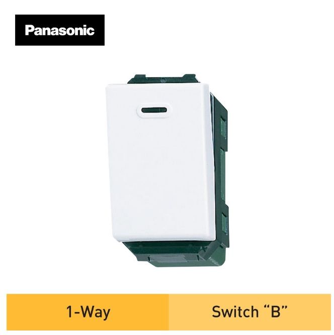 -EASYLITE-PANASONIC WIDE SERIES "SWITCH B" 1-WAY (WEG5001K-5) | Lazada PH