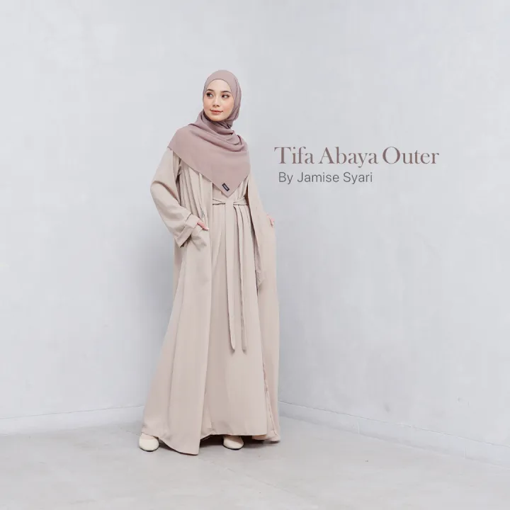 Jamise | Tifa Abaya Outer | Gamis Lebaran | Lazada Indonesia