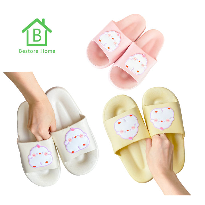 Bestore Home ( 3 ) รองเท้าแตะผู้หญิง แบบสวม สไตล์เกาหลี รองเท้าสไตล์ ...