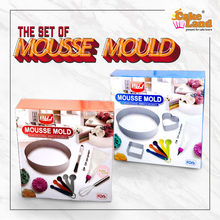CAKE LAND Stainless Steel Mousse Mold - SetA/SetB | Lazada