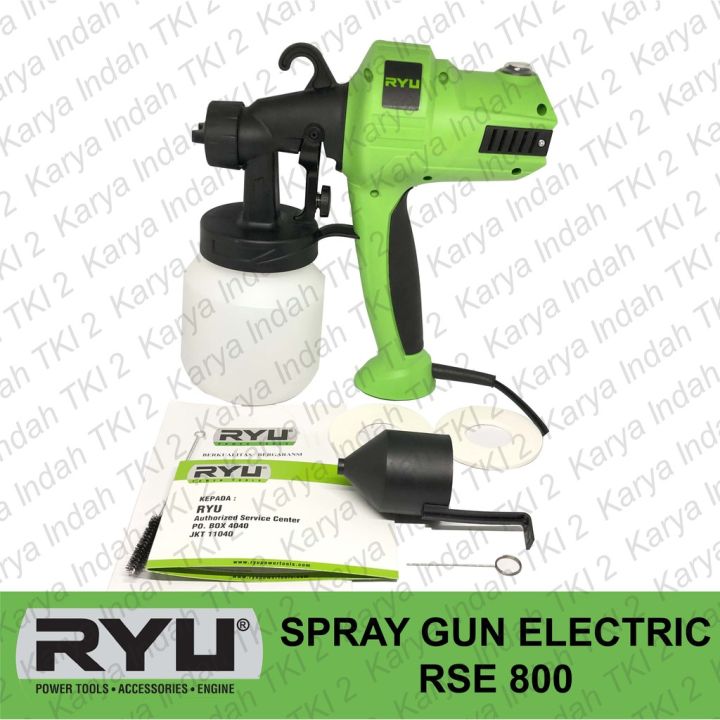Power Spray Gun Electric RYU RSE 800 Semprotan Cat Elektrik 3 Mode ...