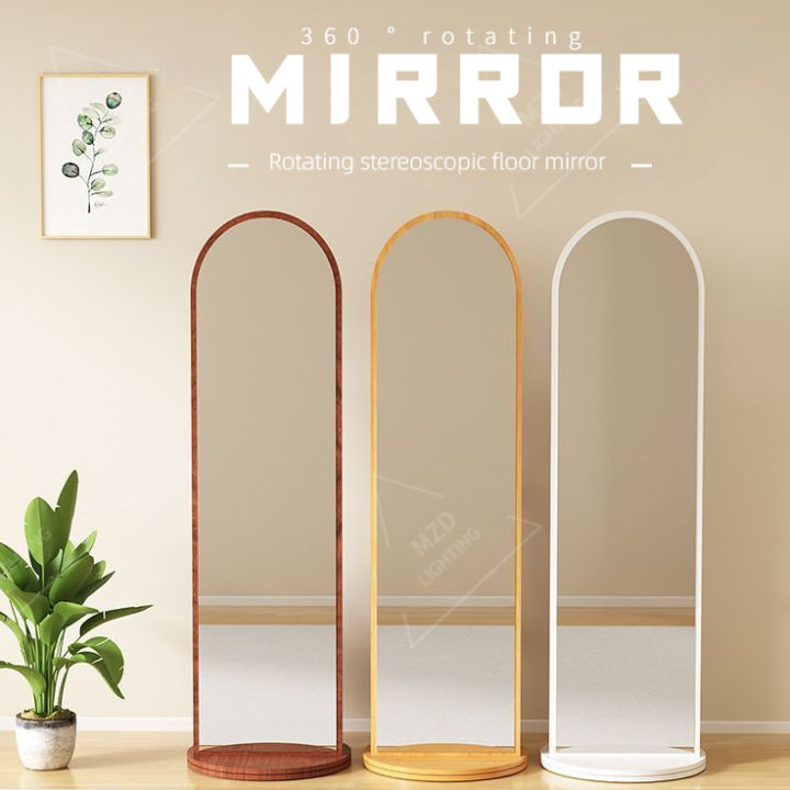 MZD【360 ° Stereo Rotation】 Modern Floor Mounted Rotating Dressing ...