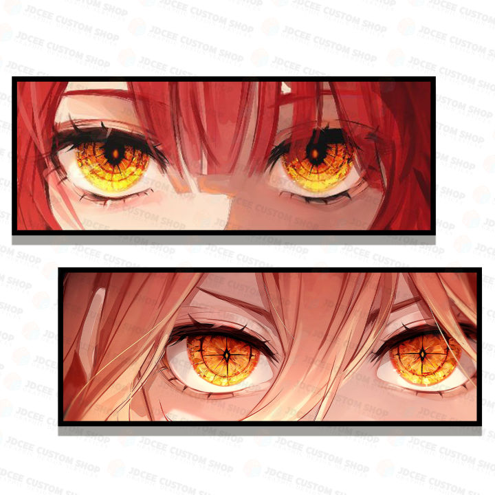 EYE SLAP / BUMPER STICKERS Chainsaw man Makima | Power Character ...