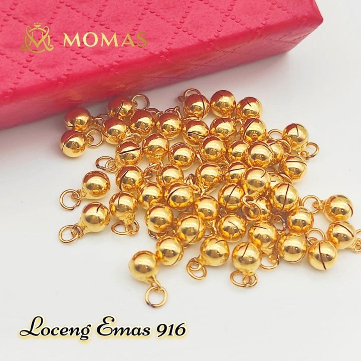 Loceng Emas 916 Tulen Emas 916 Sparepart Daun Kipas Emas 916 Tulen Gold ...