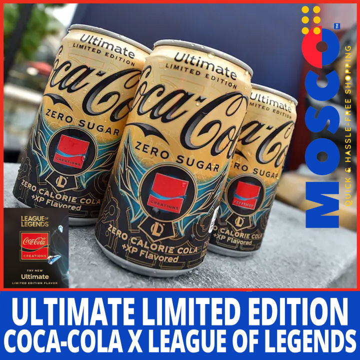 Coca-Cola Zero Sugar Limited Edition Creation X League of Legends Collaboration Legendary ...