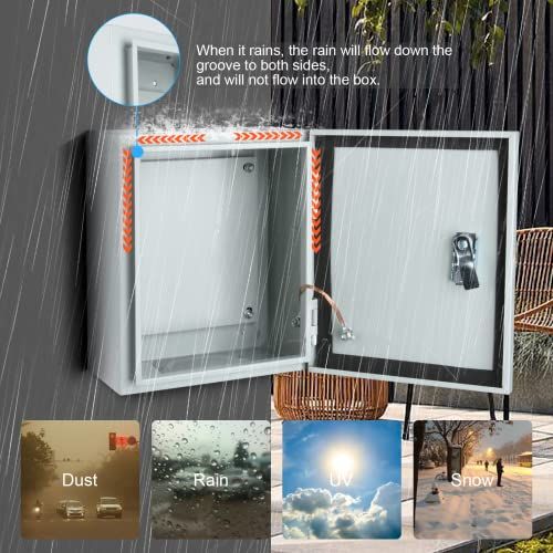 Metal Enclosure Box Electrical Circuit Box Panel Box Weatherproof ...