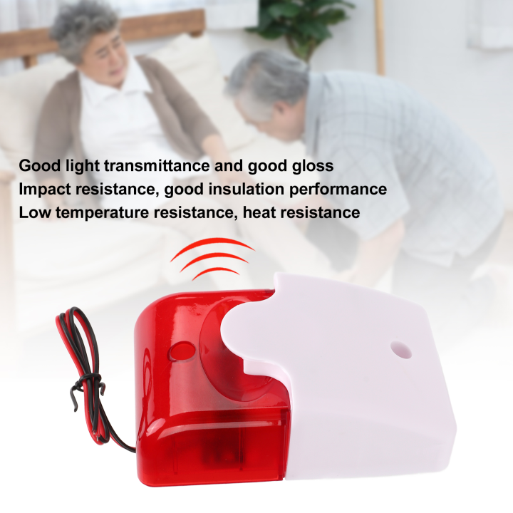 Sound Light Alarm Flash High Decibel Adjustable Impact Resistant ...