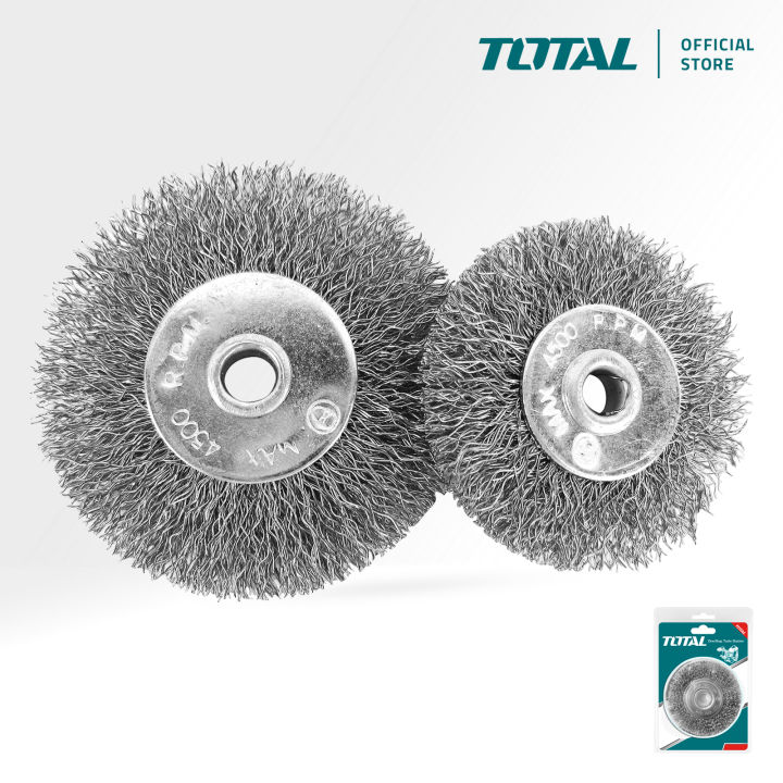 TOTAL Wire Wheel (4"/5"/8") Planing, Deburring, Strip Paint & Clean ...