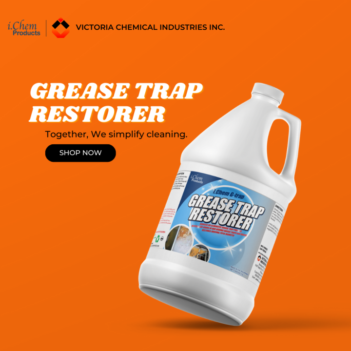 ICHEM PRODUCT GREASE TRAP RESTORER 1 GALLON (Dissolves Greas/Oils ...