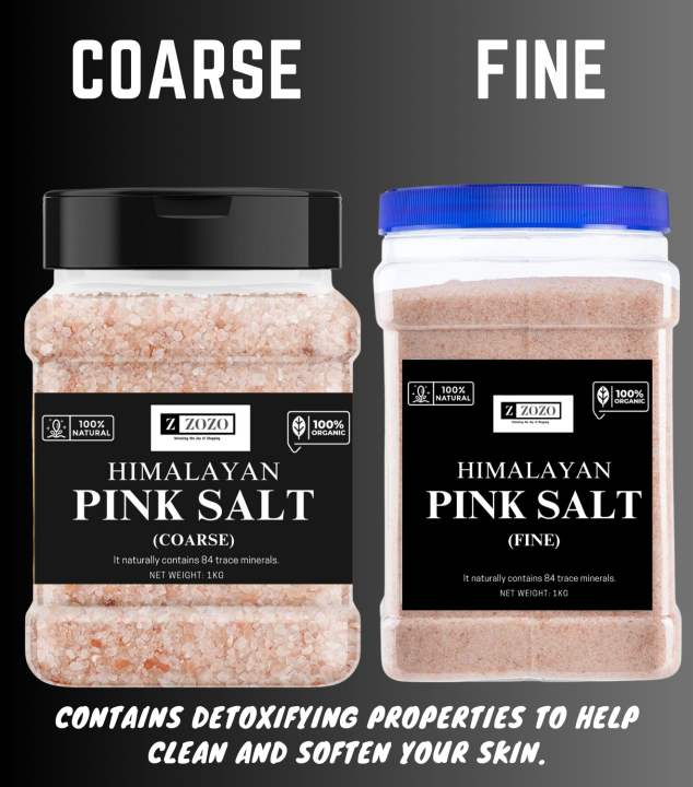 Himalayan Fine & Coarse Salt 500g-1kg | Lazada PH