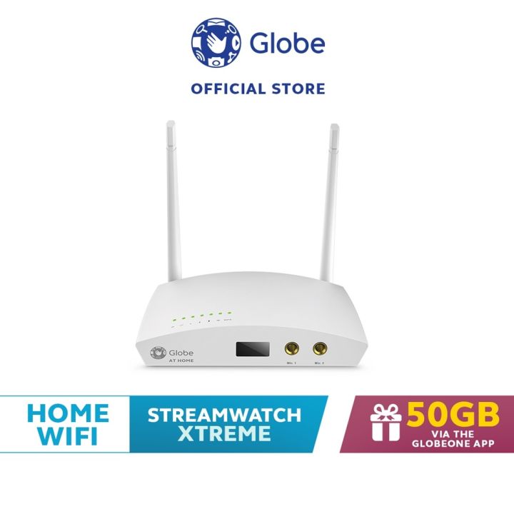 Globe Streamwatch Xtreme Prepaid WiFi - White | Lazada PH