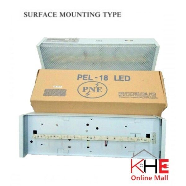 PNE PEL-18 Self_Contained LED Surface Emergency Light (Bomba Approved ...