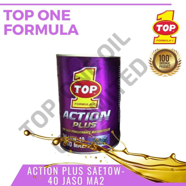 Top One Formula- Action Plus SAE10W-40 JASO MA2 1 Liter | Lazada PH