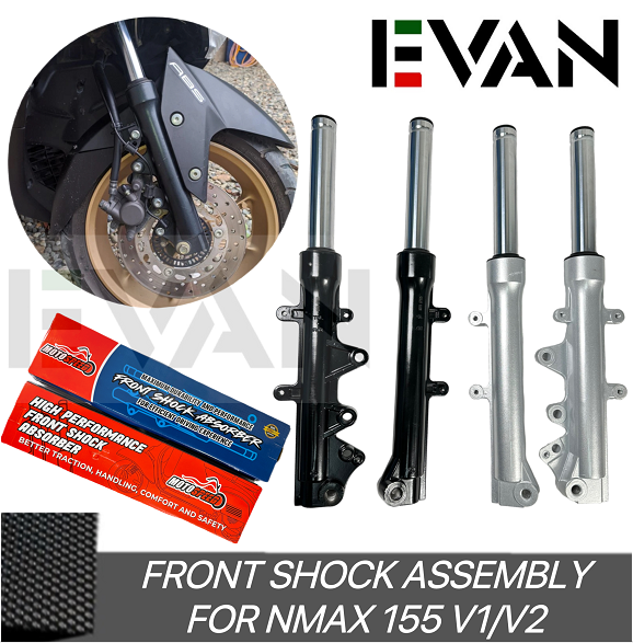 EVAN.SHOP Front Dual Shock Assembly Ordinary Shock For NMAX 155 V1/ V2 ...
