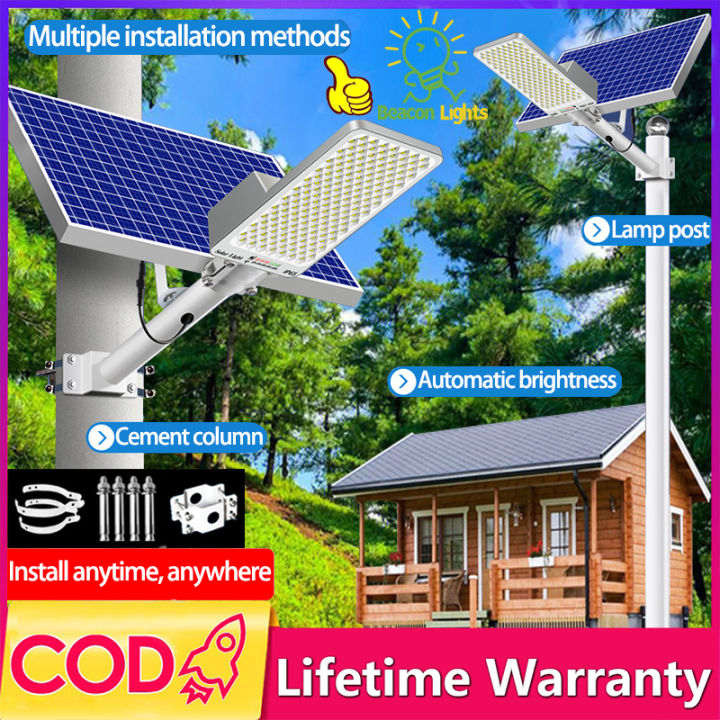 【3000W】 solar light outdoor waterproof IP67 heavy duty street lights ...