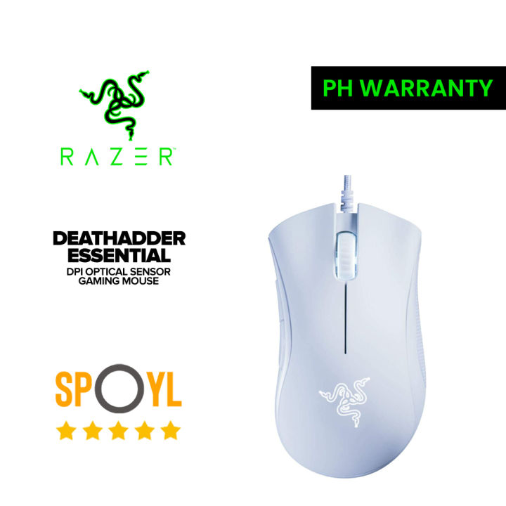 RAZER DeathAdder Essential 6400 DPI optical sensor gaming mouse With 5 ...