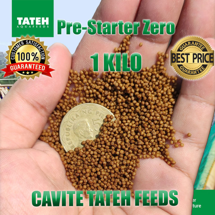 pre starter zero Floating pellet TATEH Aquafeeds 1KG Tilapia, Hito ...