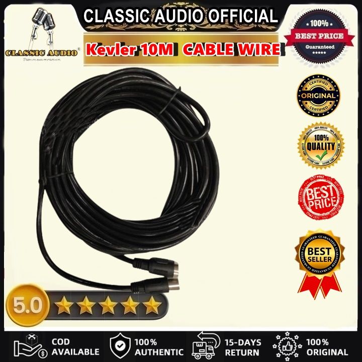 Kevler 10M Conference Cable Extension for Conference Microphone ...