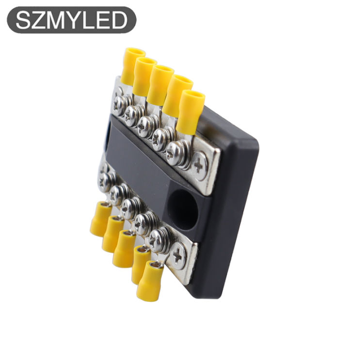 Bus Bars DualBus 48V 100A 5 Circuit 12 Terminals Power Distribution ...