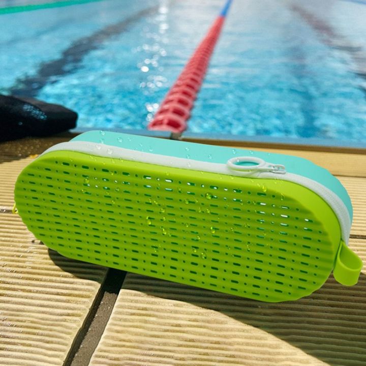 OPTOCAL Portable Swim Goggle Case Waterproof Silicone Sun Glasses ...