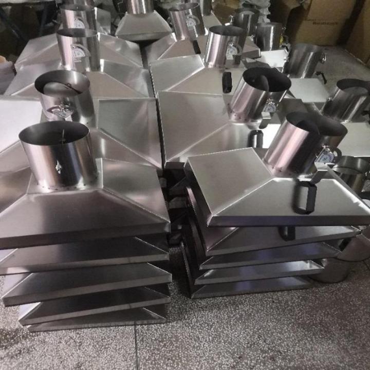Custom-made industrial welding stainless steel hood exhaust gas ...