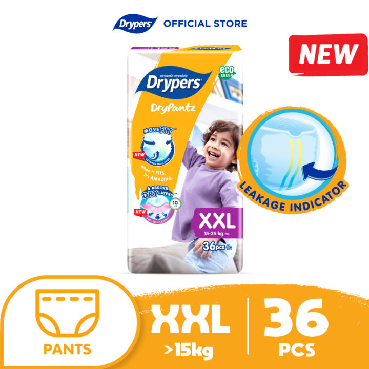 Drypers Drypantz XXL 36s | Lazada
