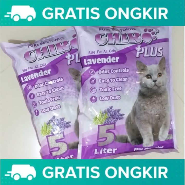Chiro Plus Cat Litter 5 Liter / Pasir Kucing Gumpal Wangi | Lazada ...